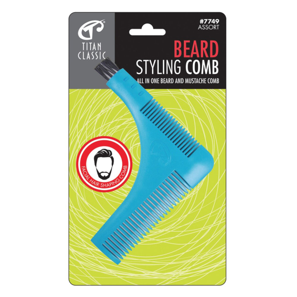Beard Styling Comb All In One Beard and Mustache Comb #7749 Assorted C ...